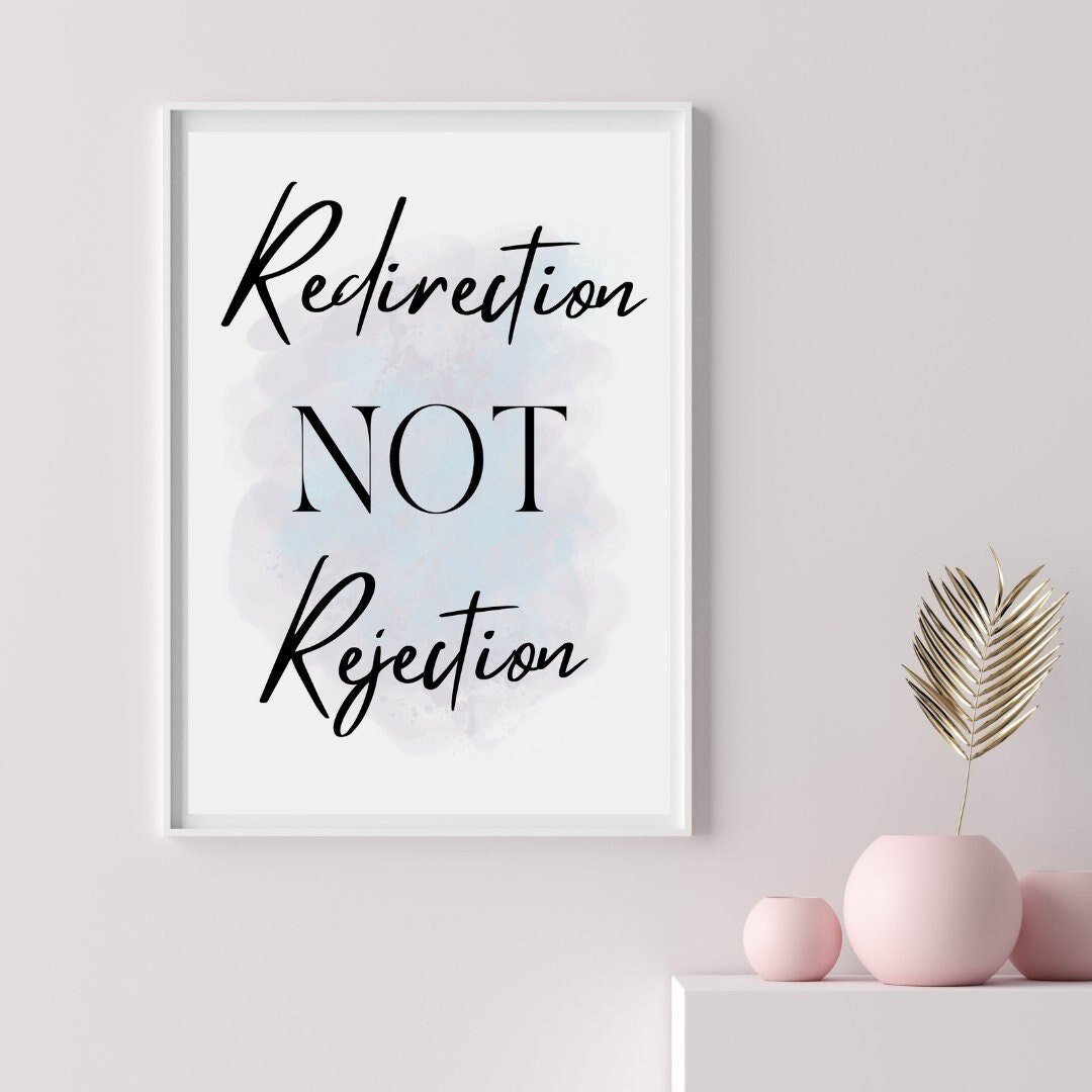 Redirection Poster / Minimalist Poster / Therapy Office Poster ...