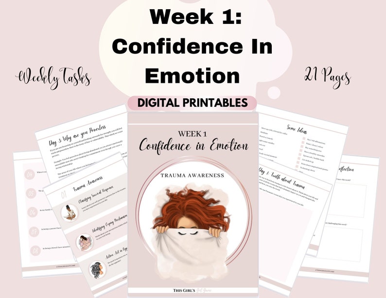Confidence Bundle Self Confidence Worksheets Self Confidence Digital ...