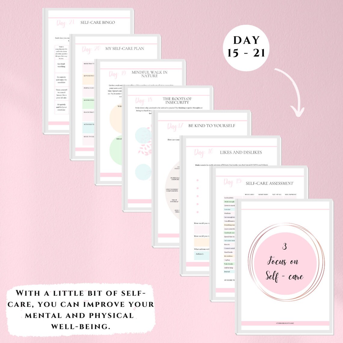 Self Love Workbook Girls Worksheet Therapy Teen Girls Self - Etsy