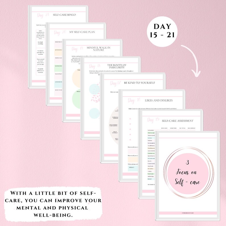 Self Love Workbook Girls Worksheet Therapy Teen Girls Self - Etsy