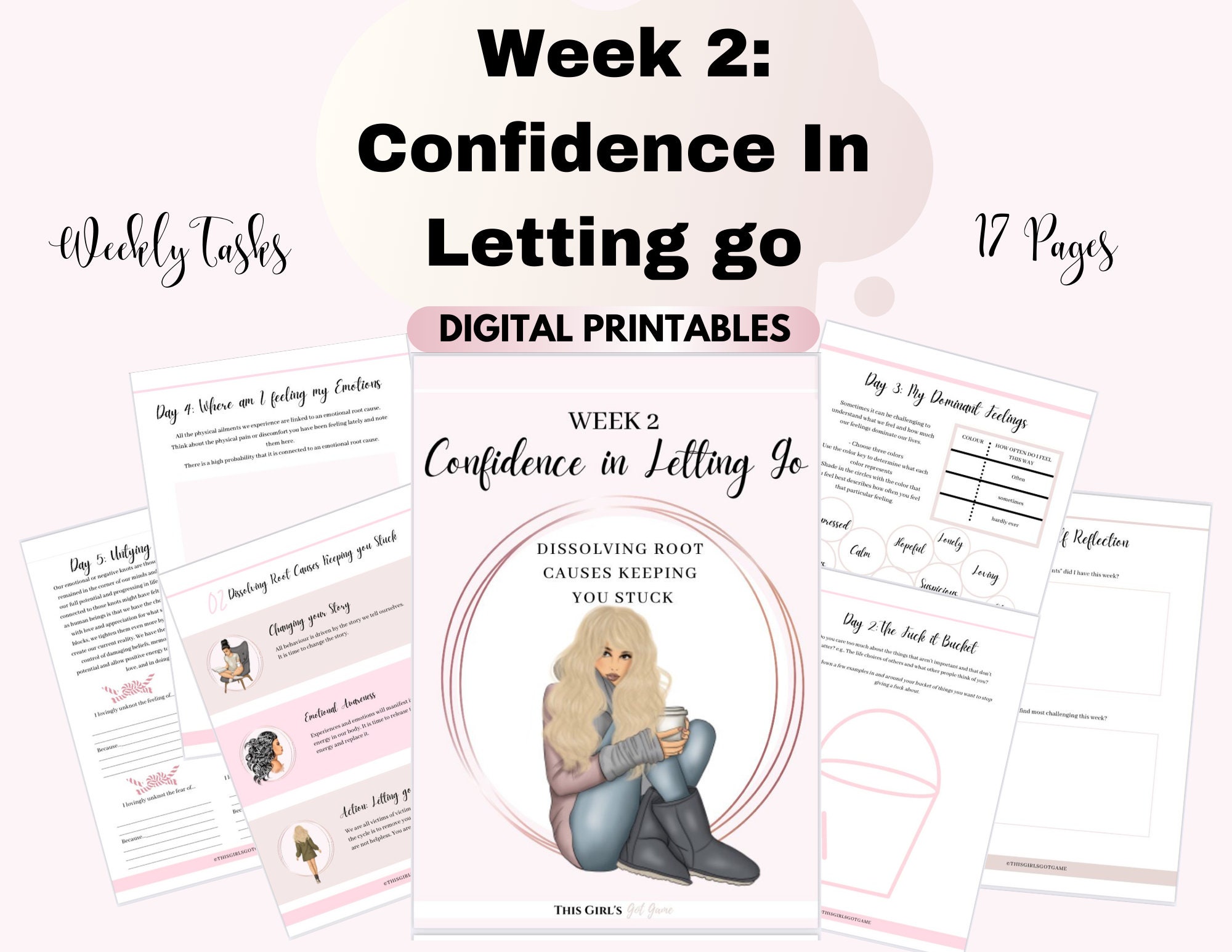 Confidence Bundle Self Confidence Worksheets Self Confidence Digital ...