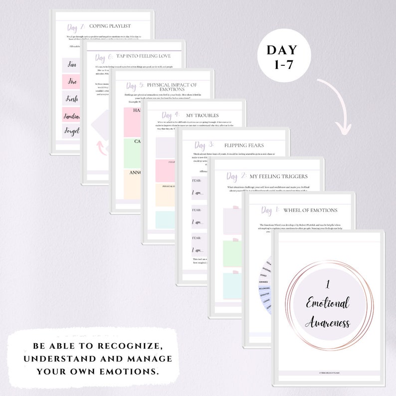 Self Love Workbook Girls Worksheet Therapy Teen Girls Self - Etsy