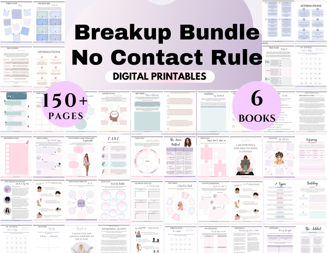 Breakup Bundle Breakup Gift Care Package Breakup Kit Breakup Printables ...