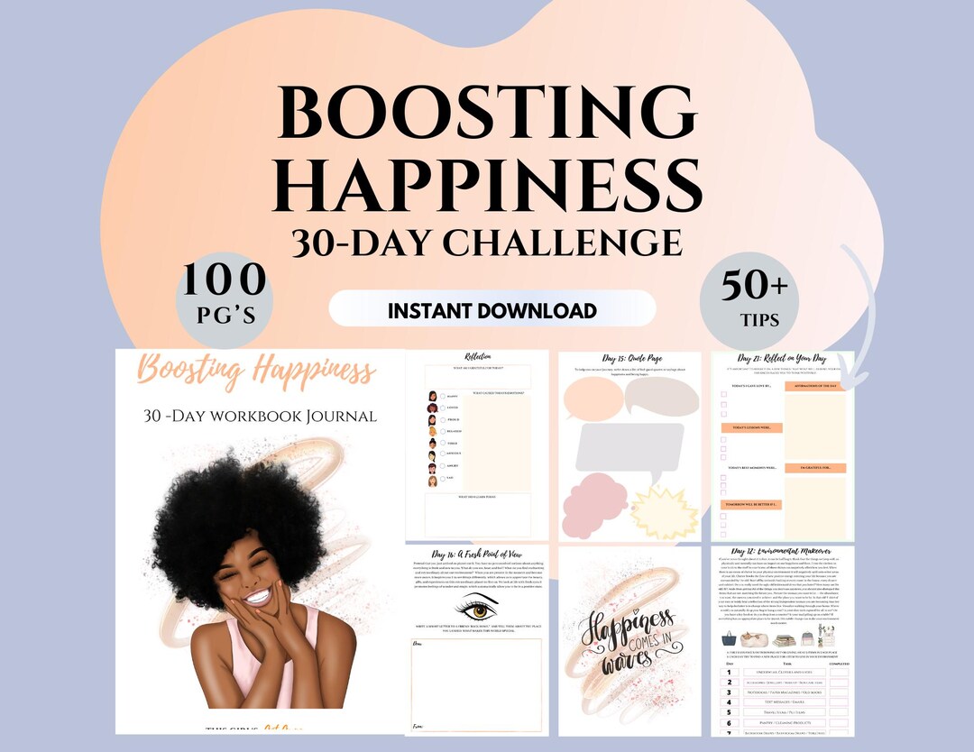 Positive Psychology Worksheets Happiness Planner CBT Workbook Self-help ...