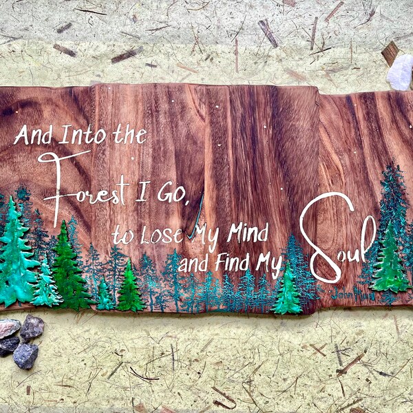 Into the Forest I Go - Etsy