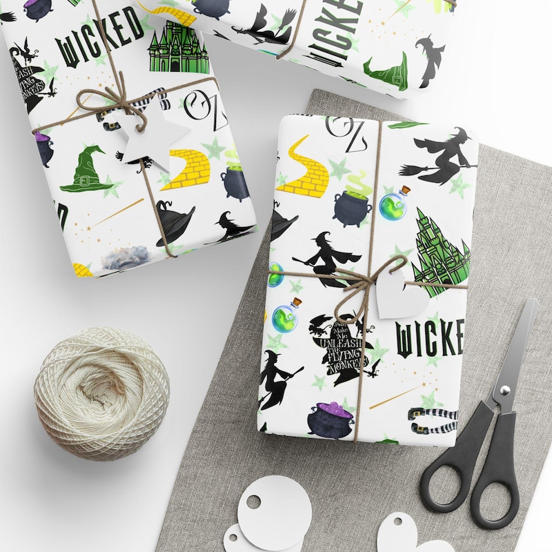 Wicked Wrapping Paper - Etsy