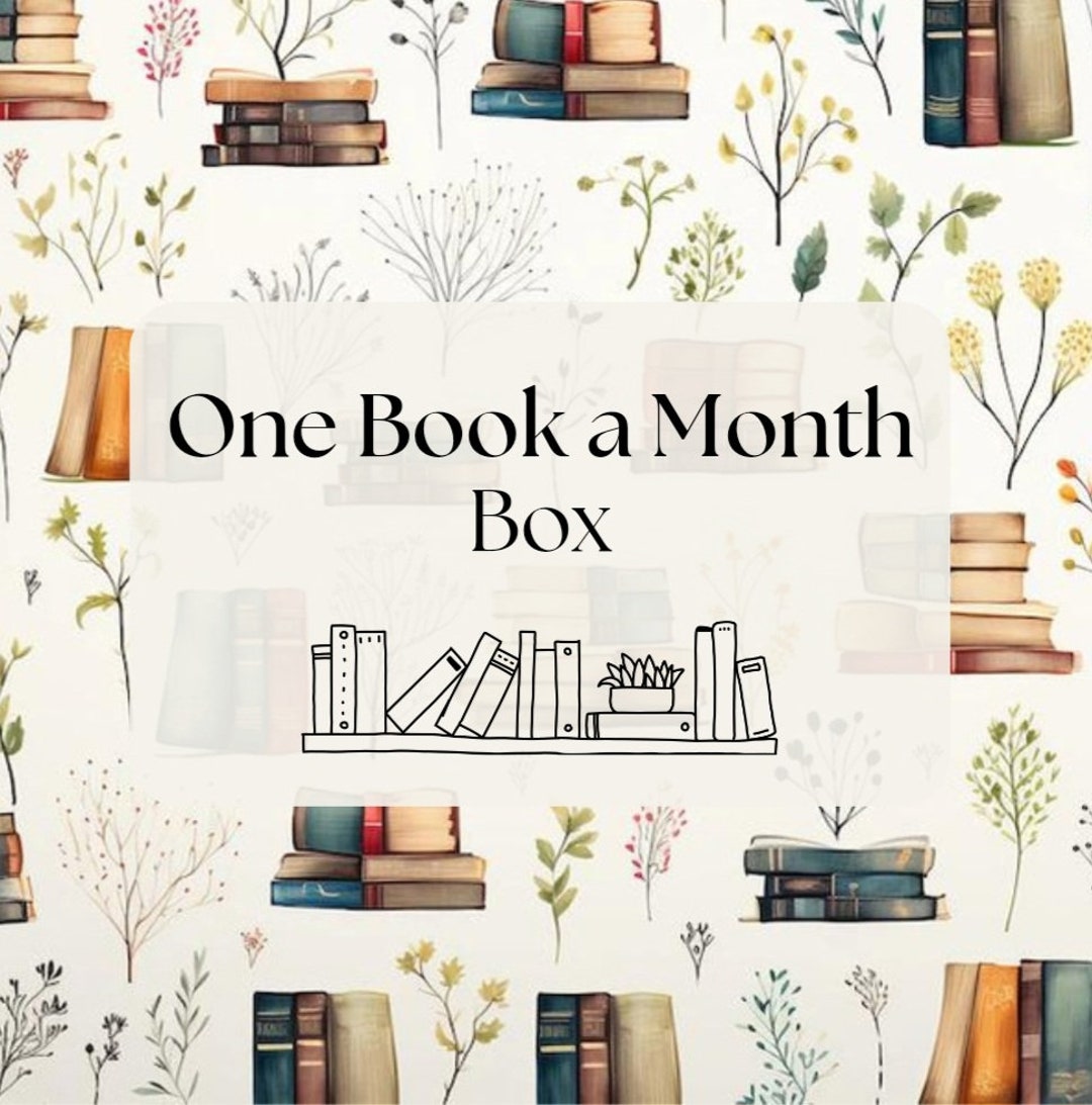 One Book a Month Box: Monthly New Books Gift, Christmas Idea Gift for ...