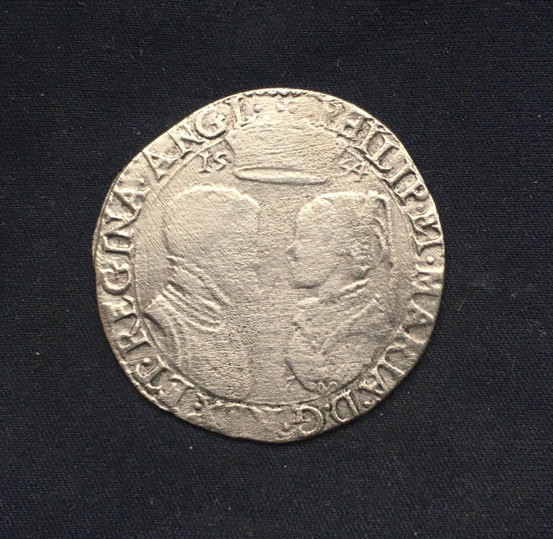 Philip & Mary *1554* Shilling - British Coins / Reproduction - Etsy
