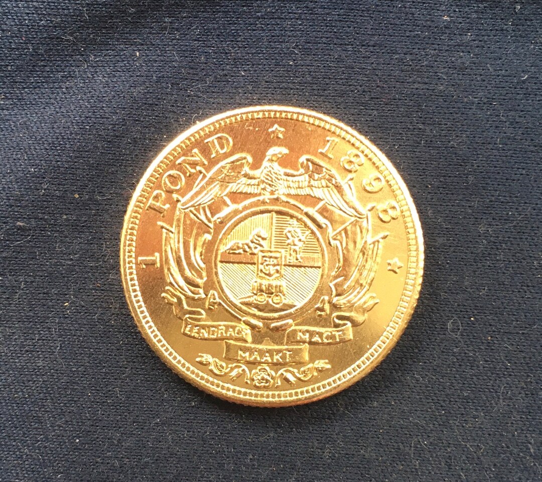 Kruger *1898* One Pond - Paul Kruger - Original Specifications - Gold ...