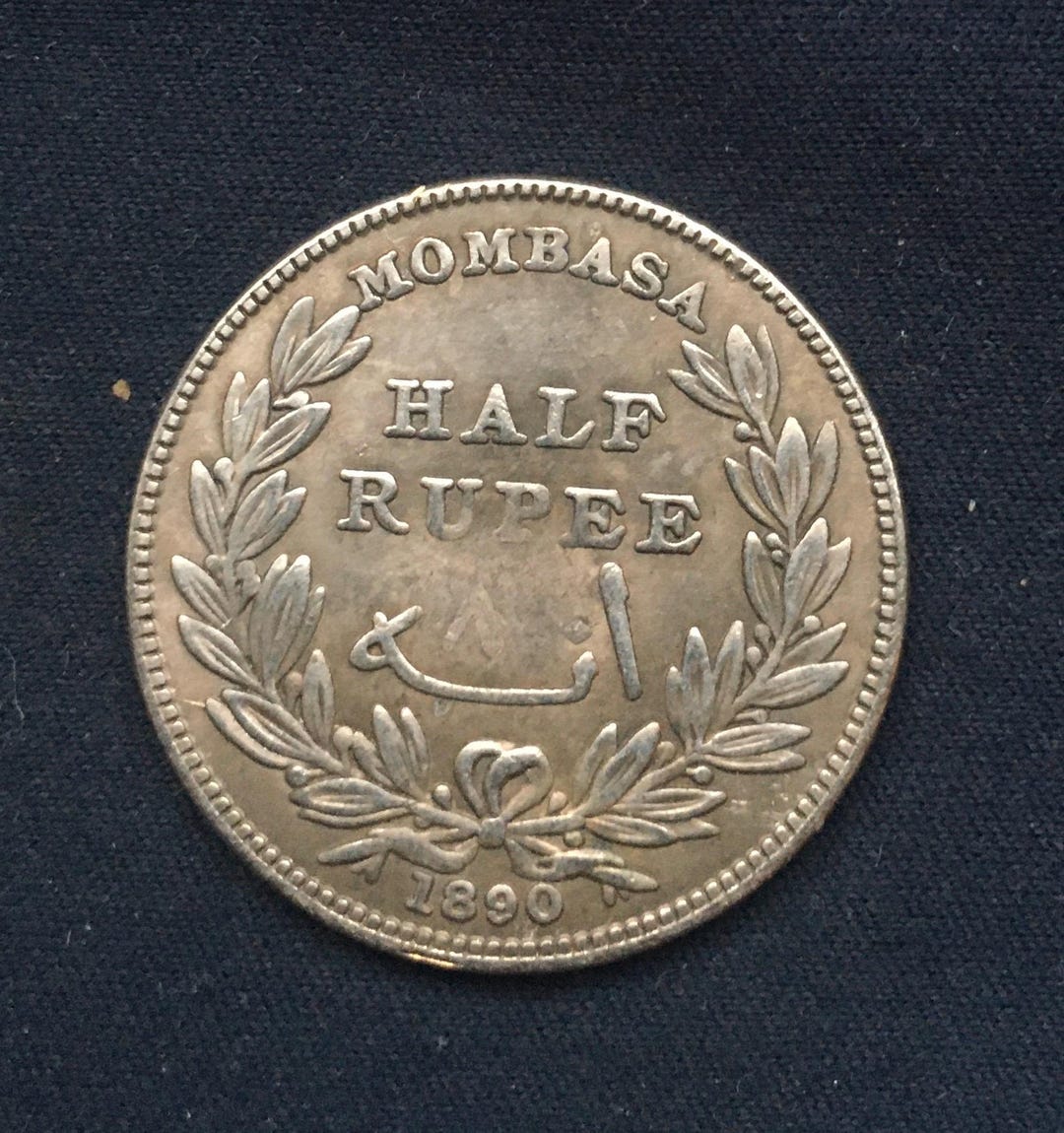Mombasa *1890* Half Rupee - Colonial - British East Africa Company ...
