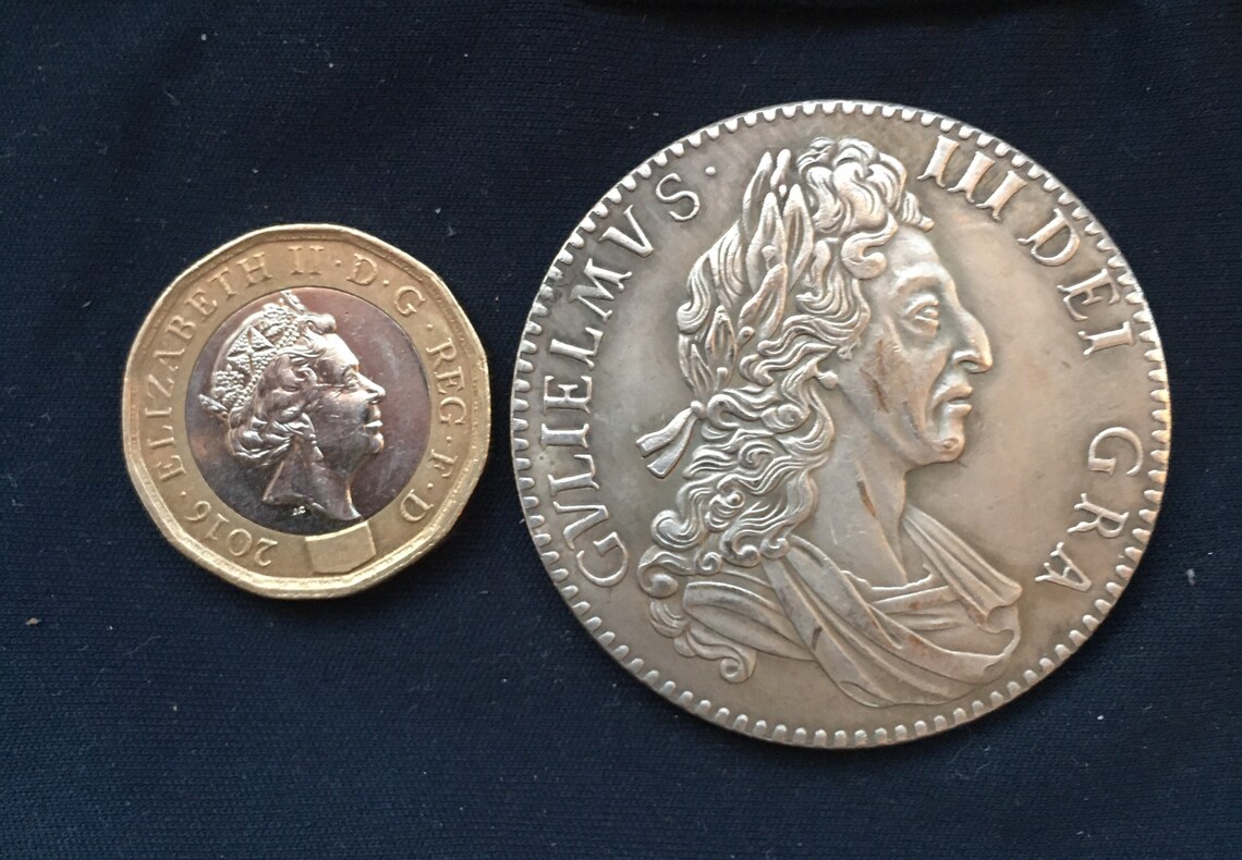 Stunning William 111 1700 Crown British Coins / Restrike | Etsy