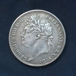 1822 George 1V Crown / Bull Head / Old British Coins - Etsy UK