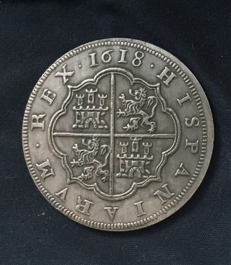 King Philip 111 *1618* 8 Reals - Hispania / Spanish Coins / Restrike - Etsy