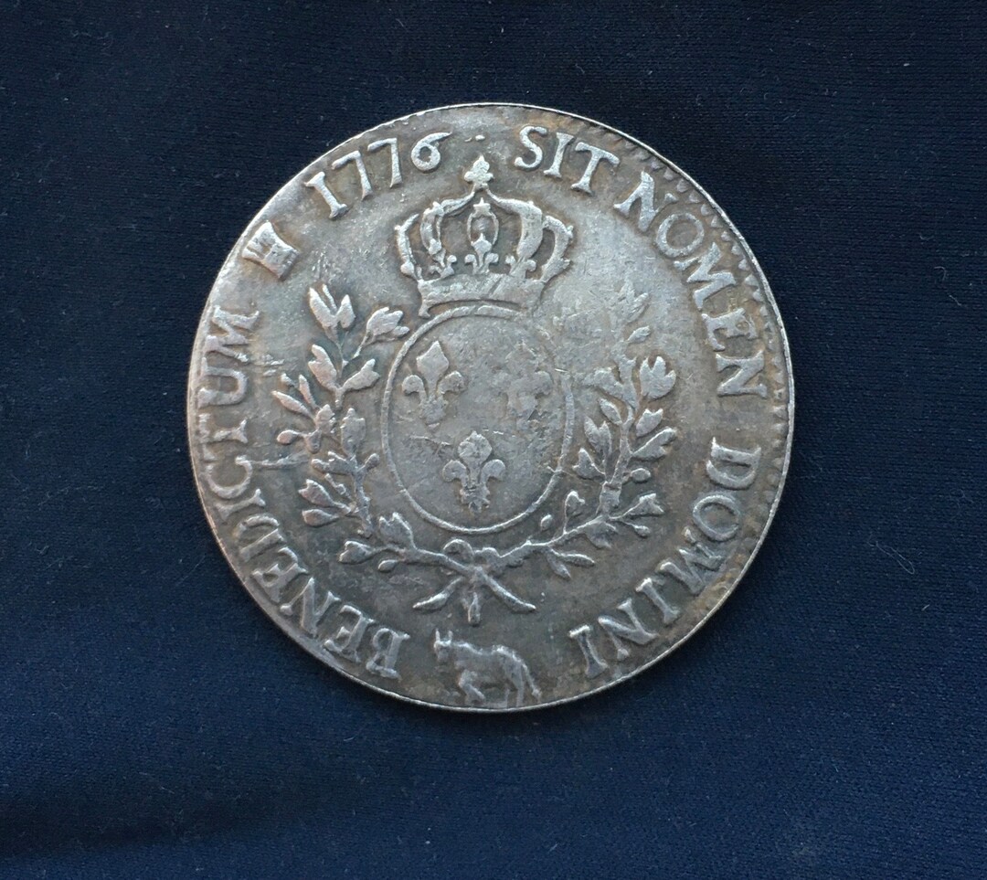 Super Louis XV1 1776 ECU French Coins Restrike - Etsy