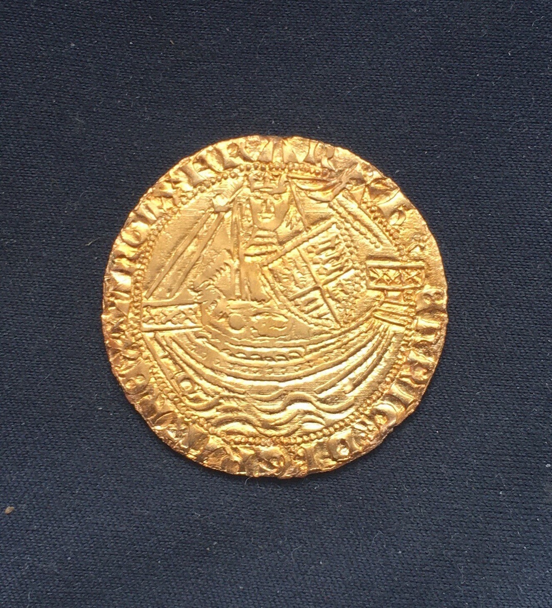 Henry V *1413_1422* Half Noble - Gold Plated / Old English Coins - Etsy UK