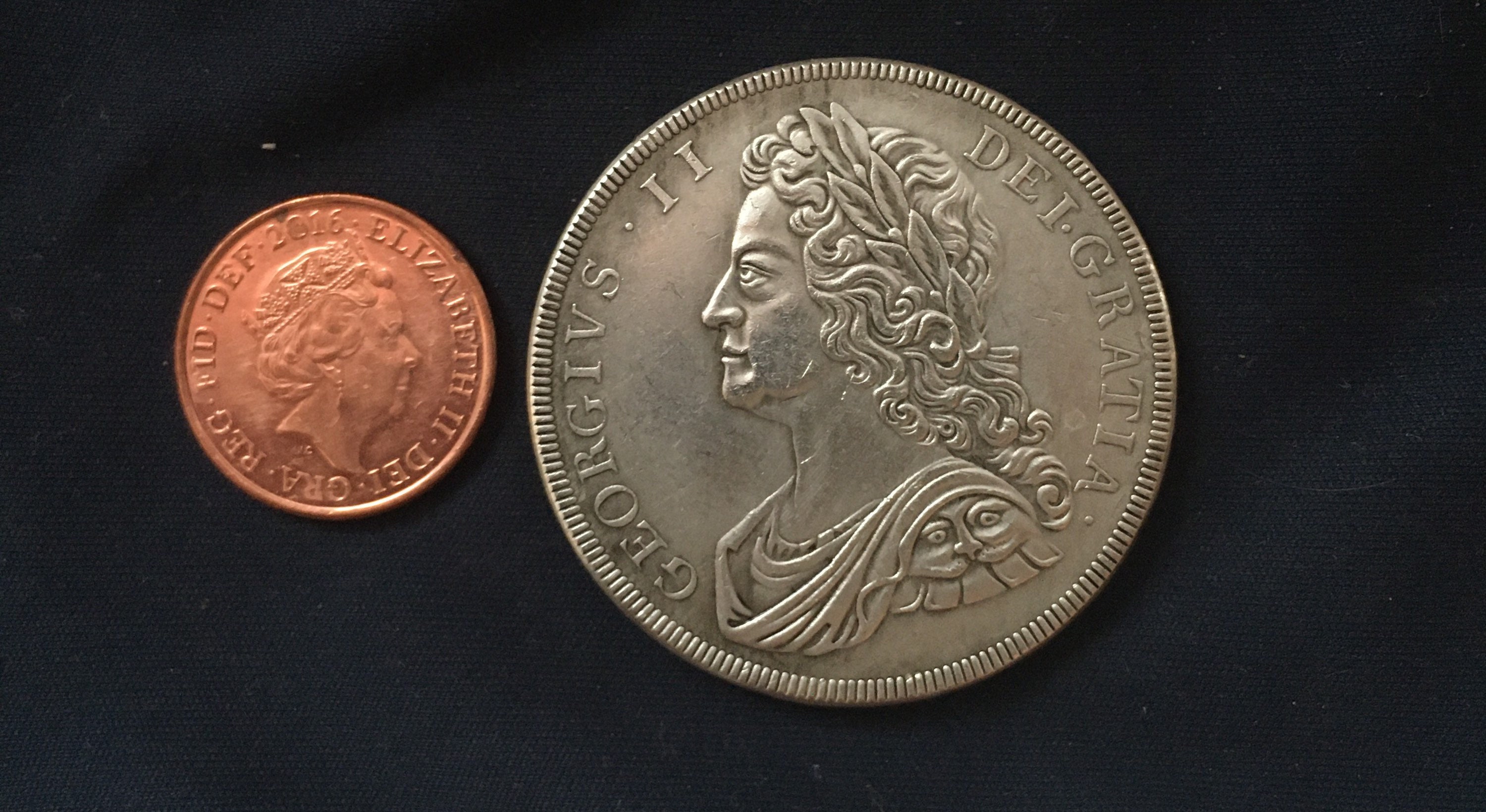 George 11 *1735* Crown - British Coins / Restrike - Etsy