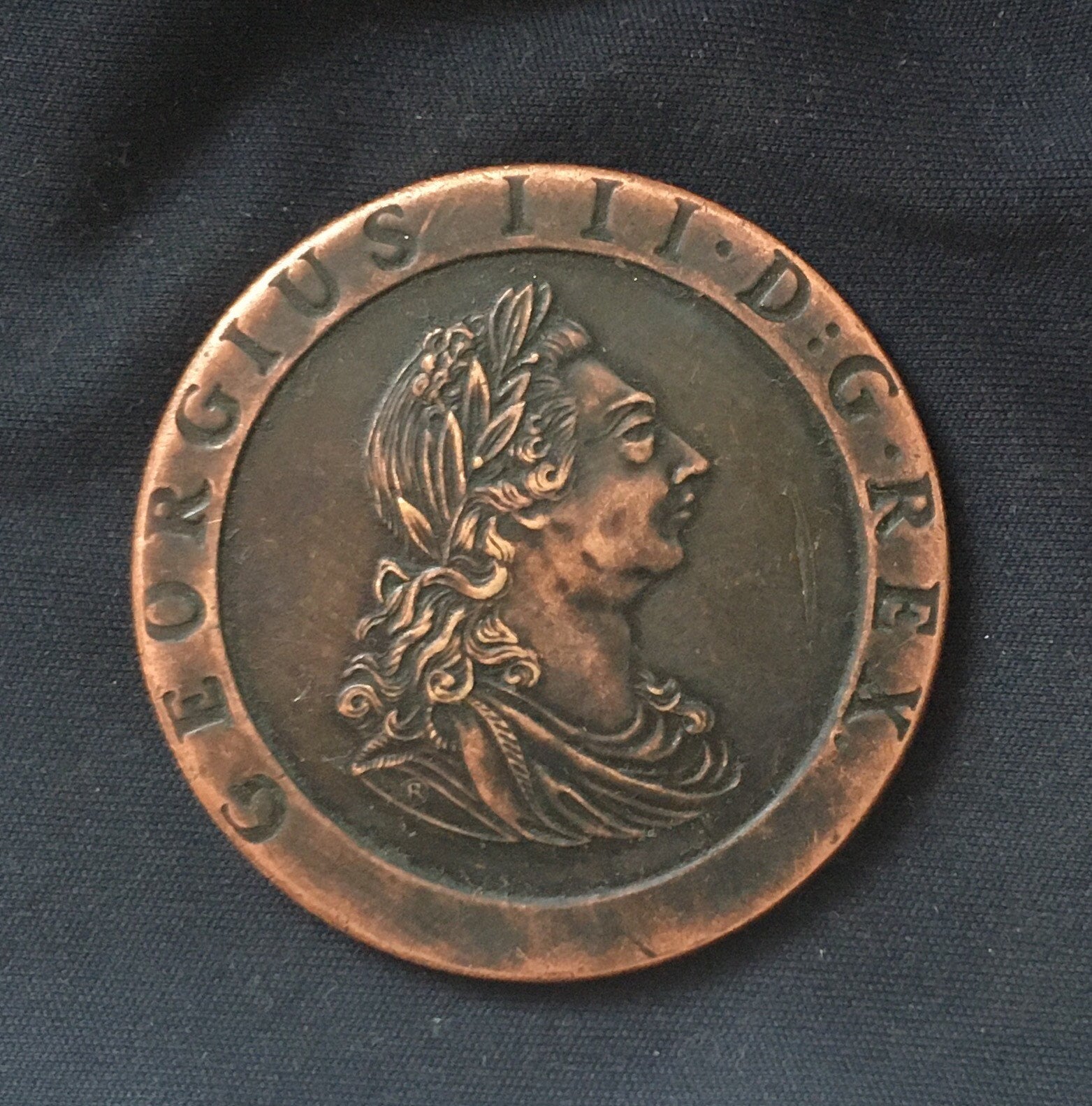 Cartwheel Penny 1797 King George 111 British Coin - Etsy