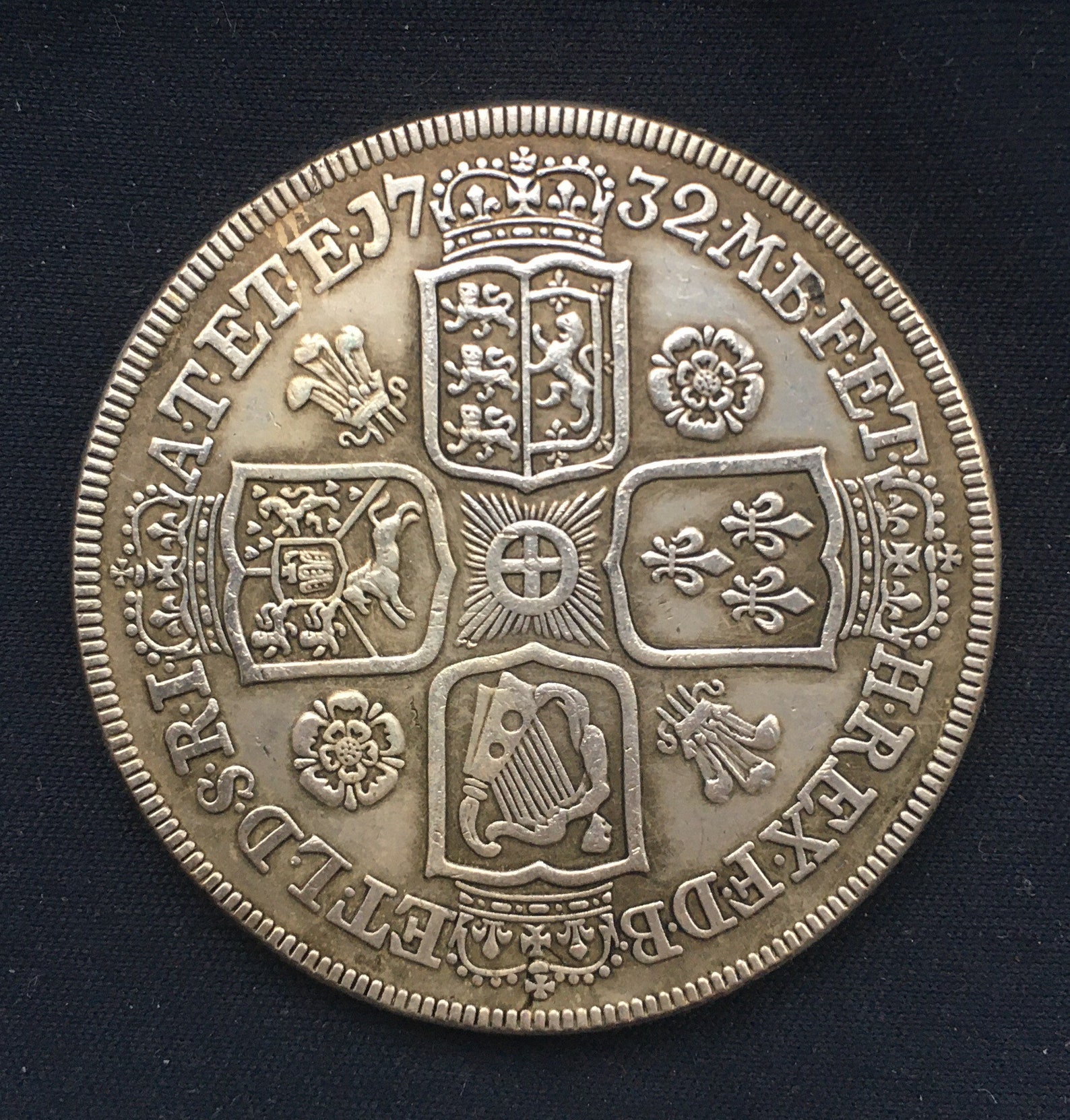 Super George 11 1732 Crown British Coins / Restrike | Etsy