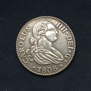 Carolus 1111 *1808* 2 Reales - Spanish Empire Coin / Restrike - Etsy