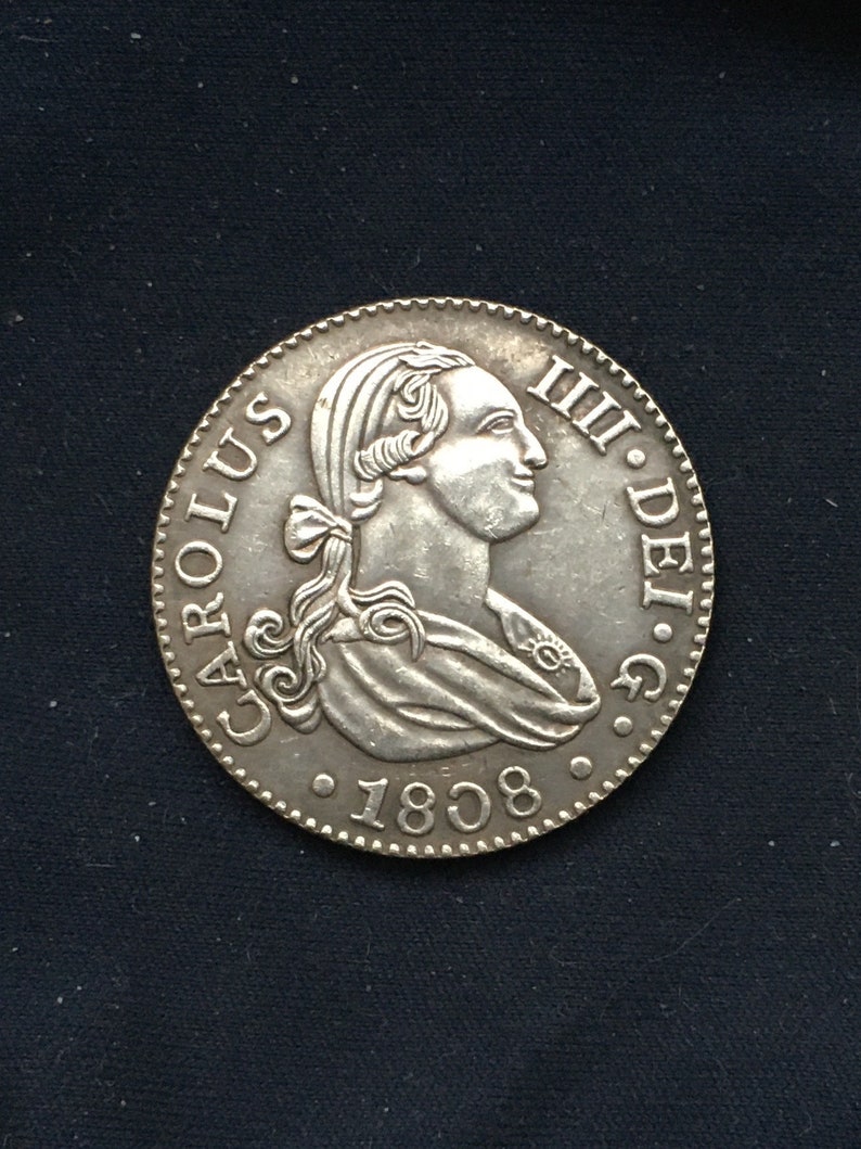 Carolus 1111 *1808* 2 Reales - Spanish Empire Coin / Restrike - Etsy