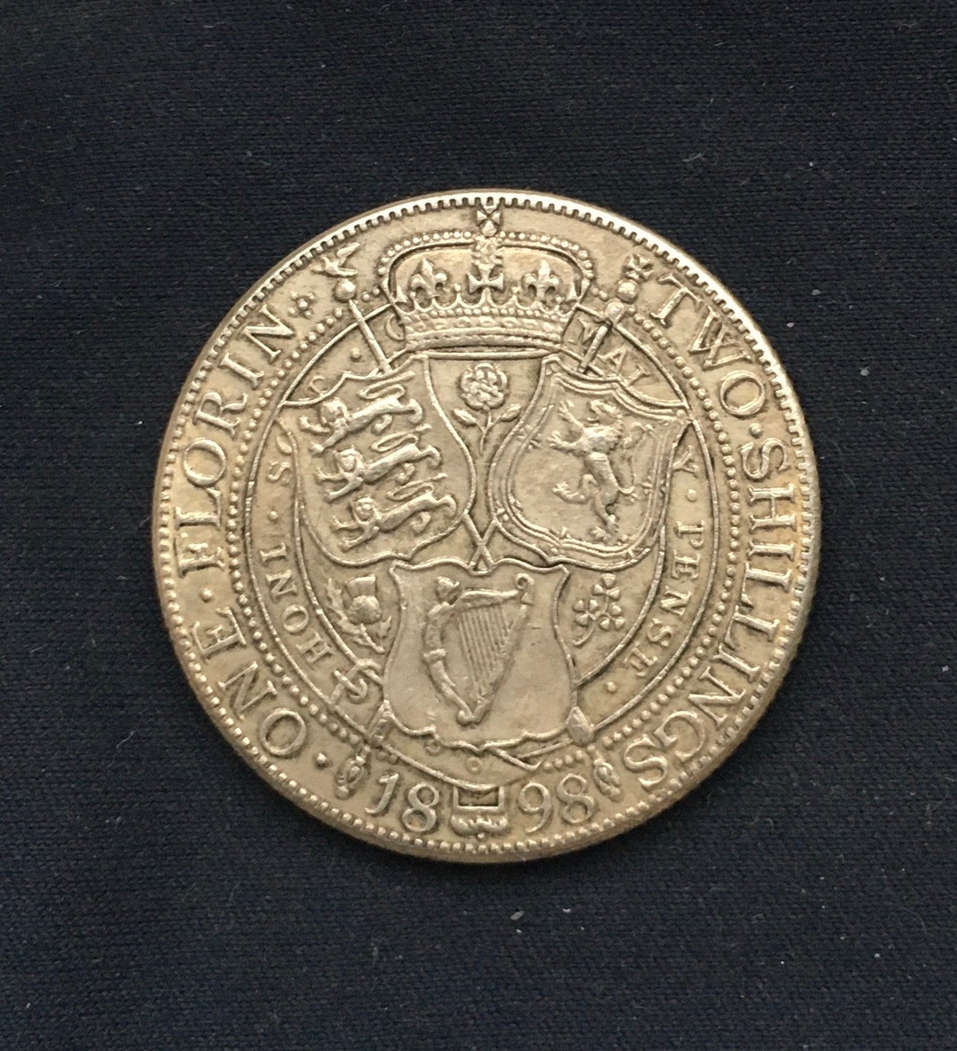 Victoria *1898* Two Shillings - Florin / British Coins / Restrike - Etsy