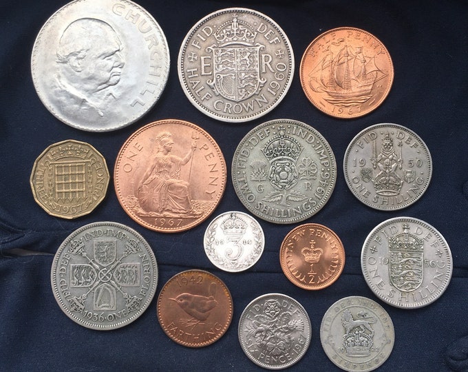 Old British Coin Collection - Hobby Starter / Pre Decimalisation ...