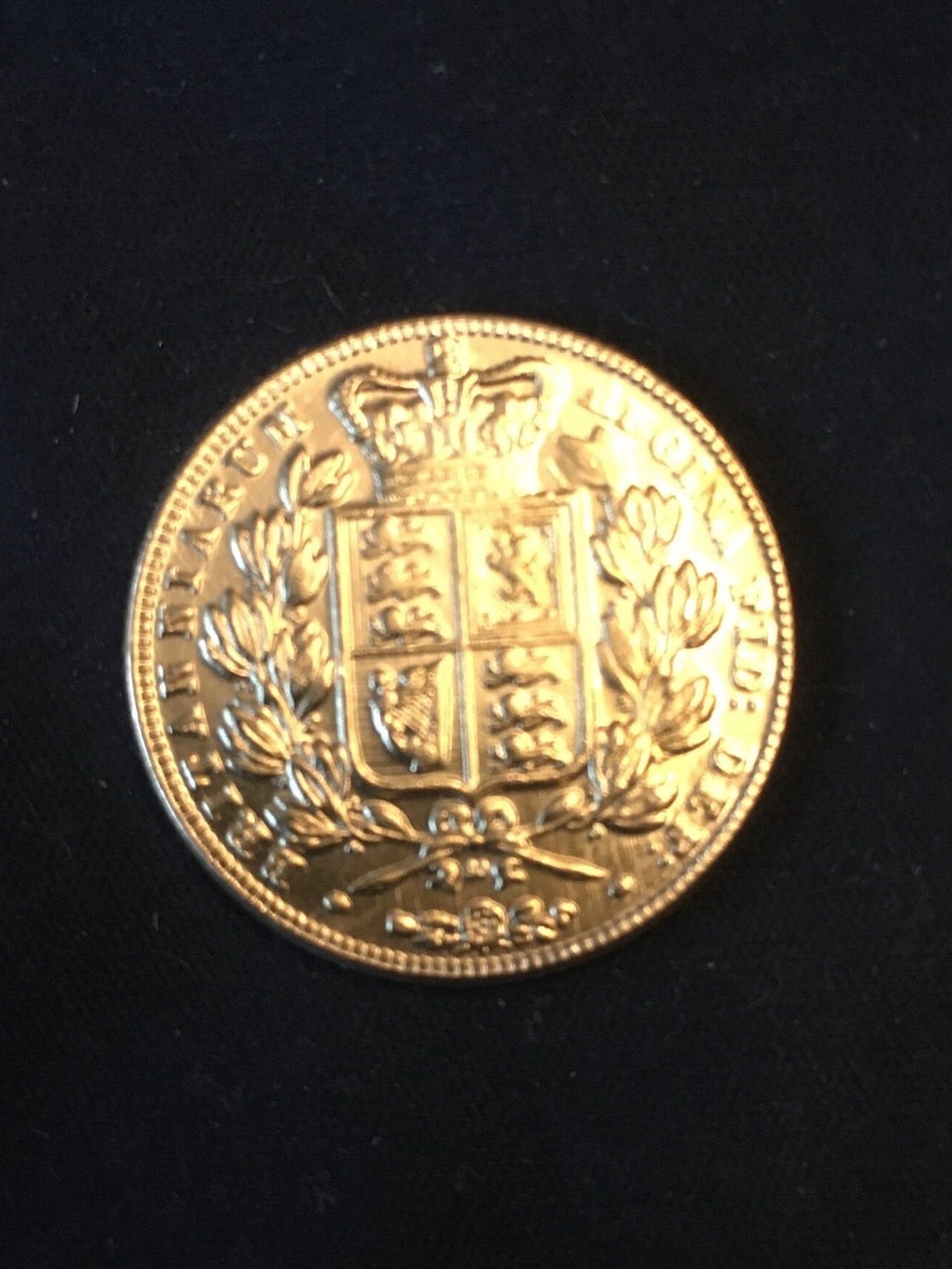 Victoria *1871* Sovereign - Gold Plated / British Coins - Etsy