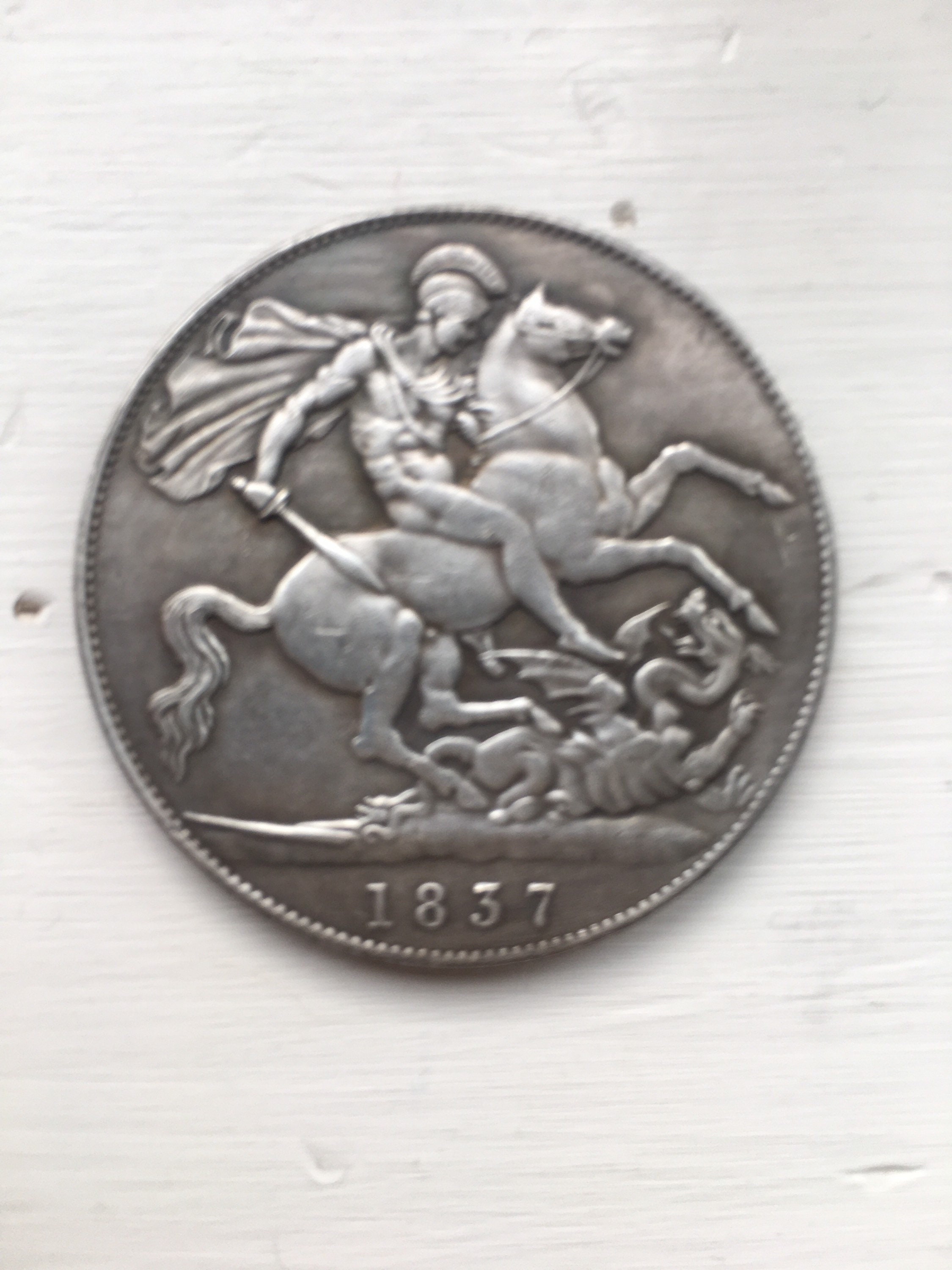 Old British Coins 1837 William 1V Crown / Restrike | Etsy