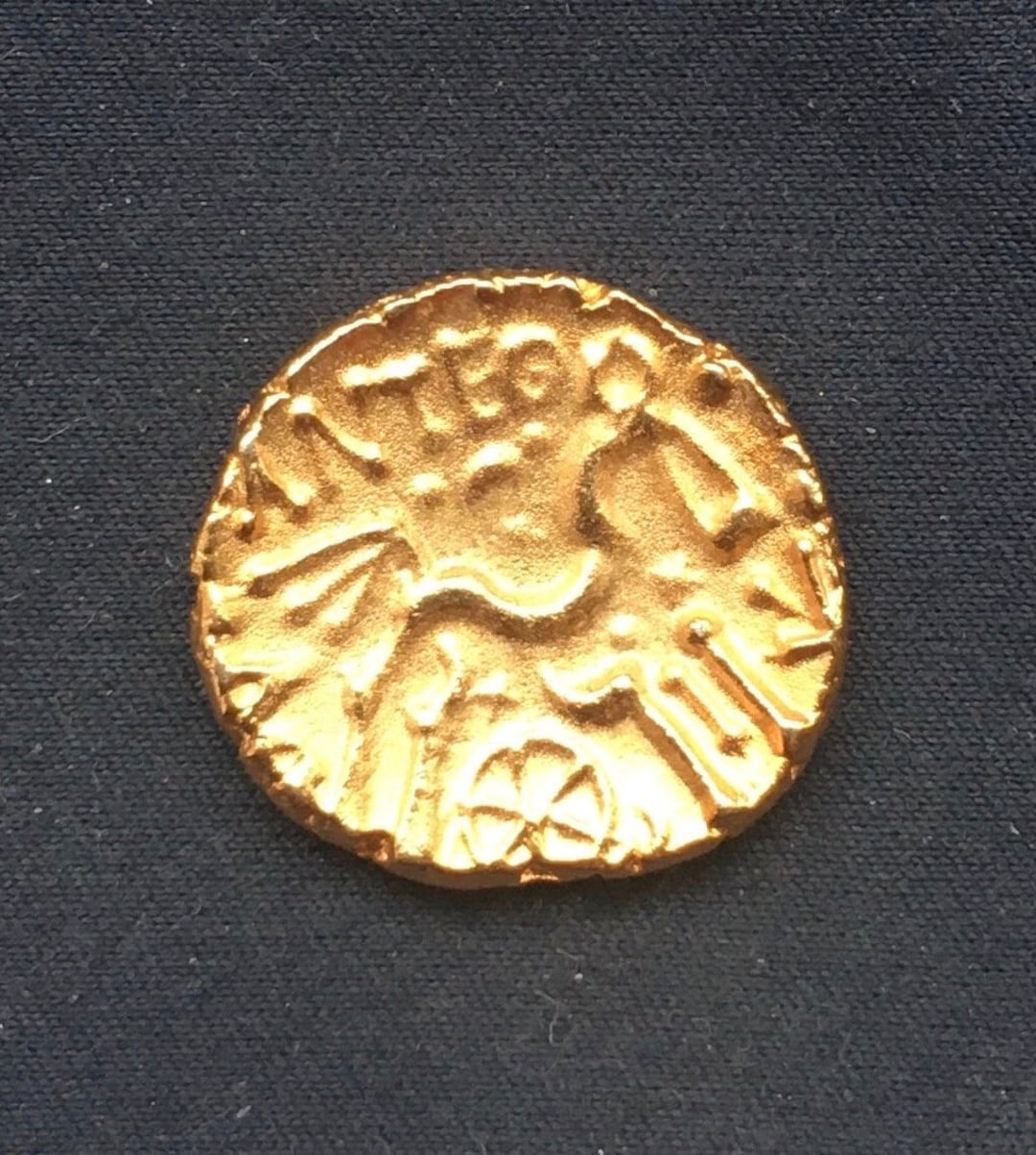 Celtic Dobunni Anted *20_43AD* Gold Stater - Gold Effect / Iron Age ...