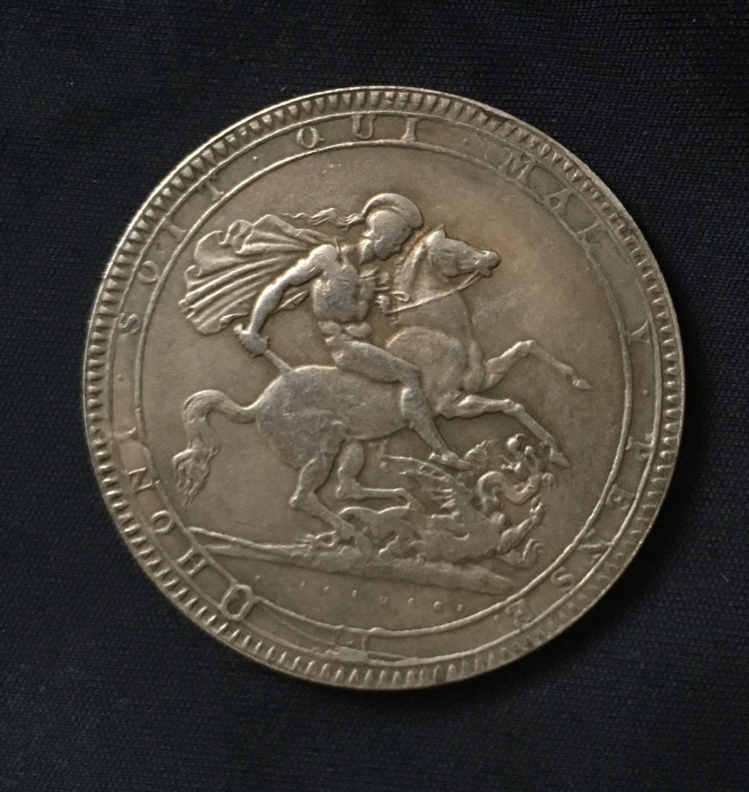 King George 111 1818 Crown British Coin / Restrike - Etsy France