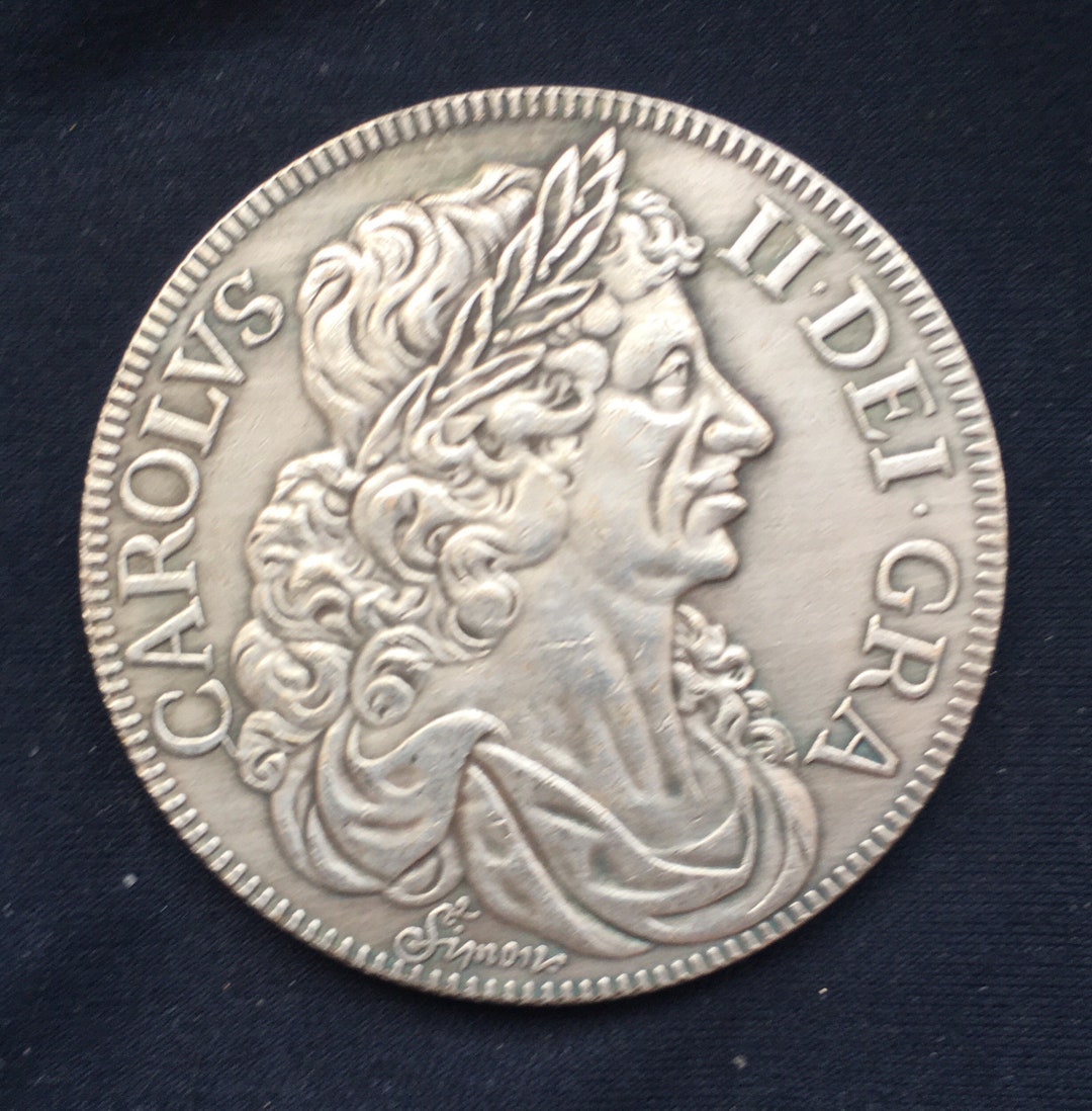 Charles 11 *1663*- Crown / Old British Coins / Restrike - Etsy
