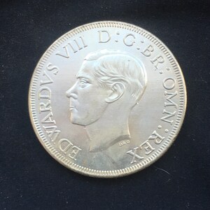 Historical Edward V111 *1937* Crown - UNC / British Coins / Restrike - Etsy