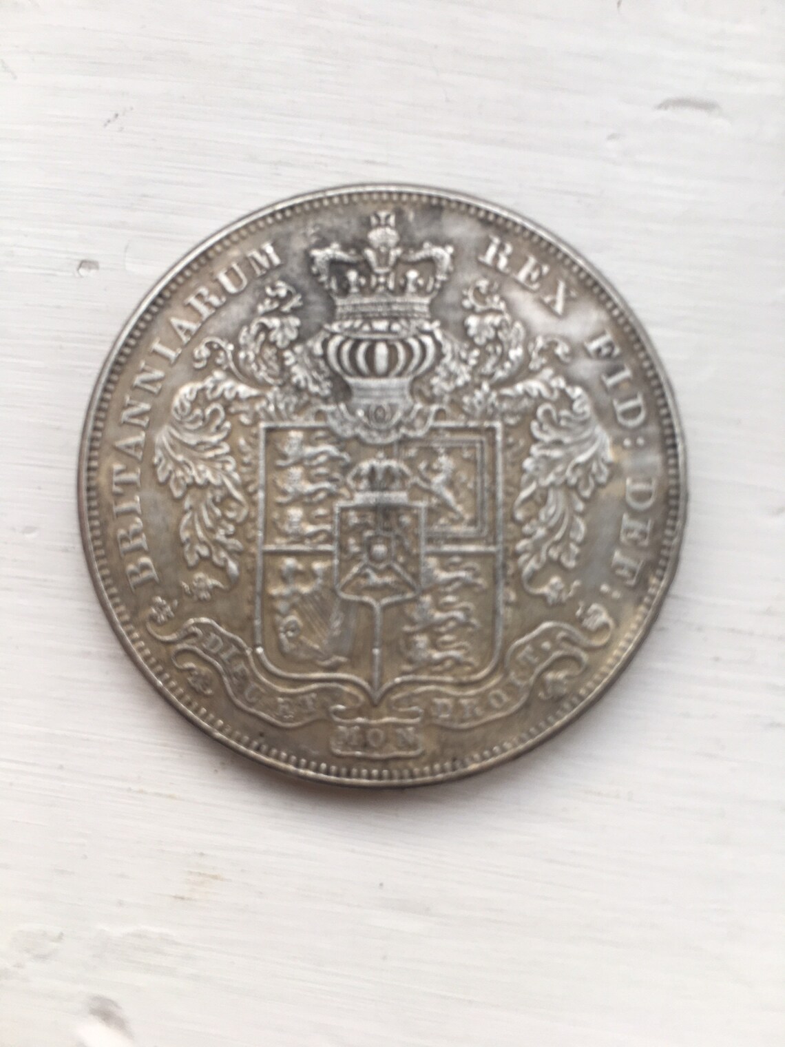 Old British Coins George 1V 1826 Crown | Etsy