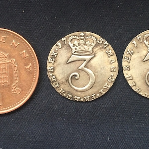 King George 11 *1737 1740* Threepence - Old British Coins / Restrikes ...