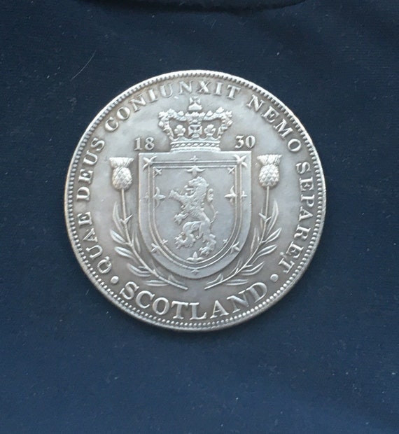 Old British Coins George 1V 1830 Crown / Scottish Sheild | Etsy New Zealand