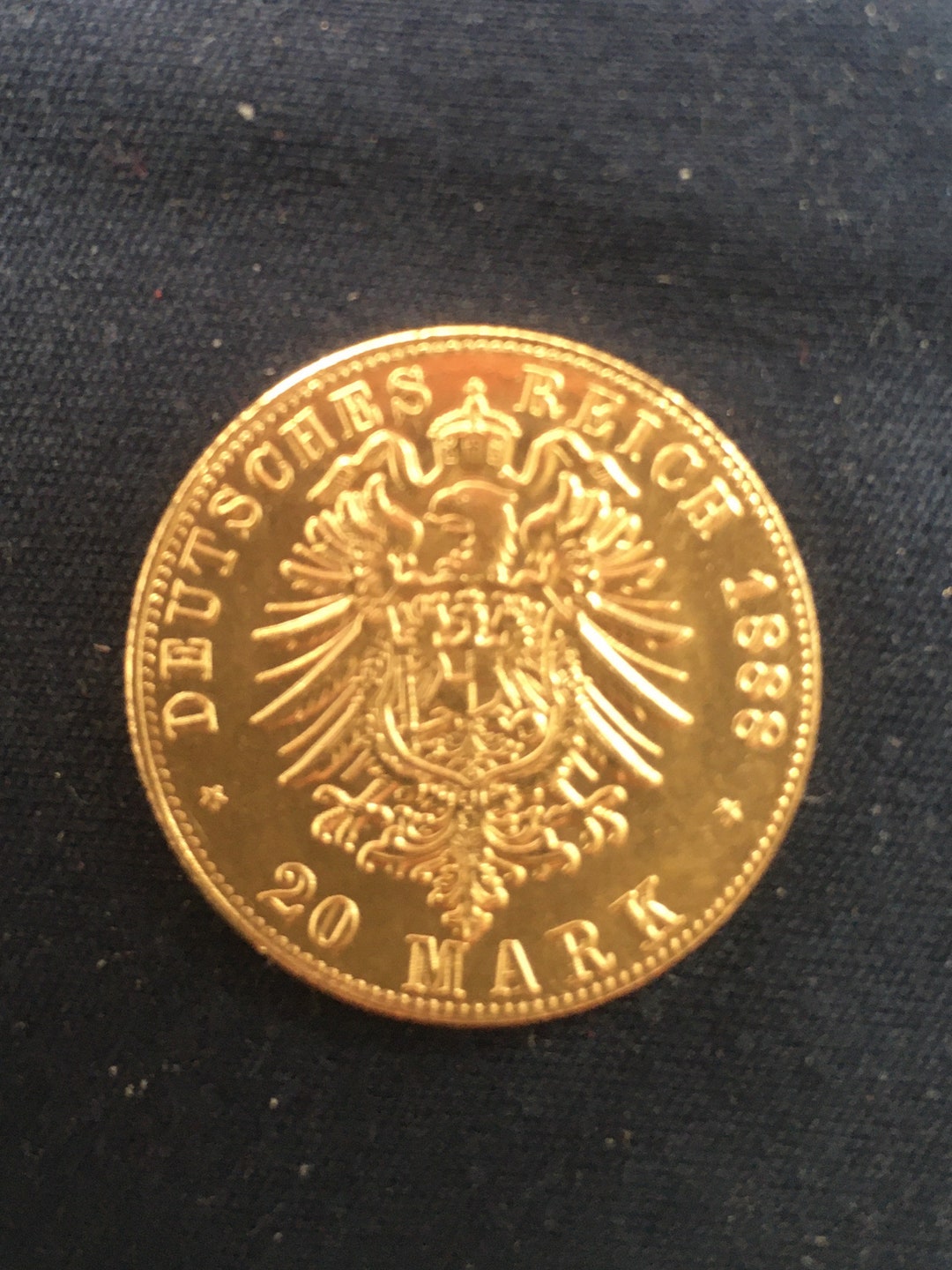 Exquisite 1888 20 Marks Friedrich Deutscher / Deutsches Reich ...