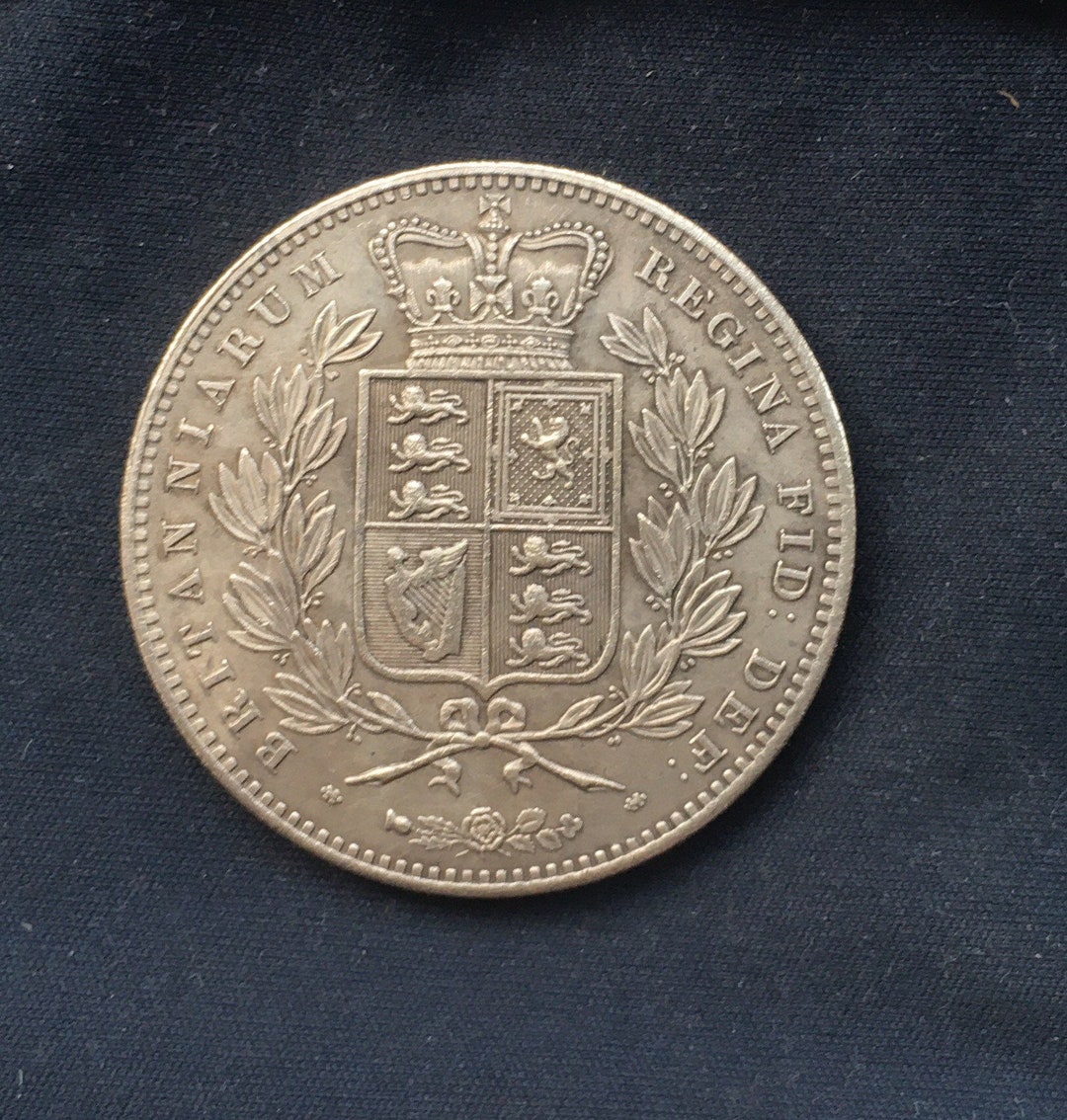 Victoria *1847* Crown - Young Head / British Coins / Restrike - Etsy
