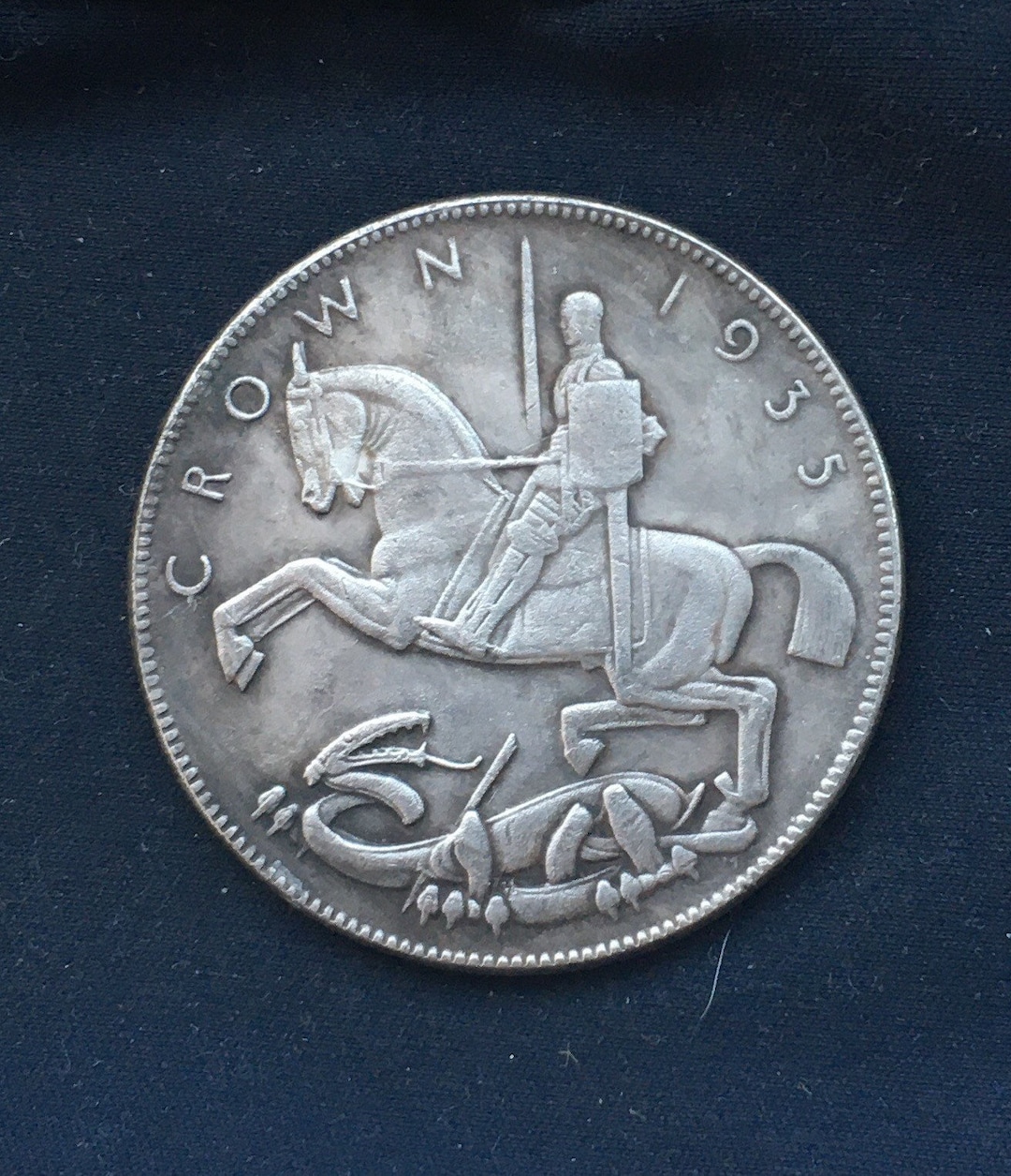George V *1935* Crown - Rocking Horse / British Coins / Restrike - Etsy