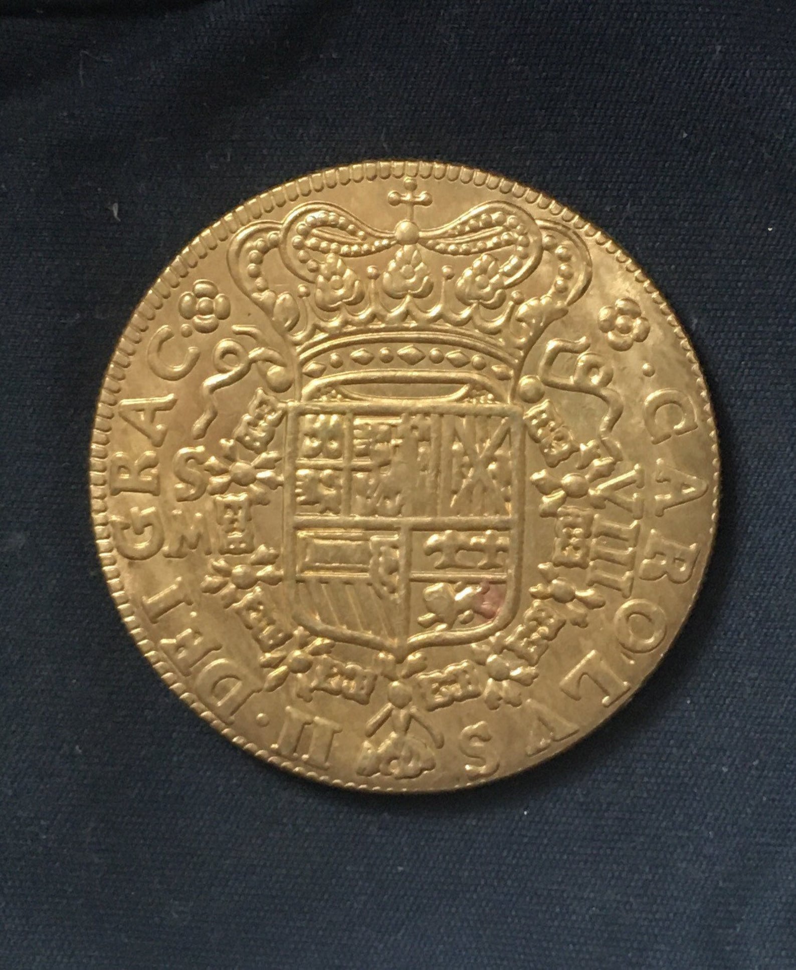 Spanish 1699 8 Escudos Doubloon / Gold Plated Coin / | Etsy