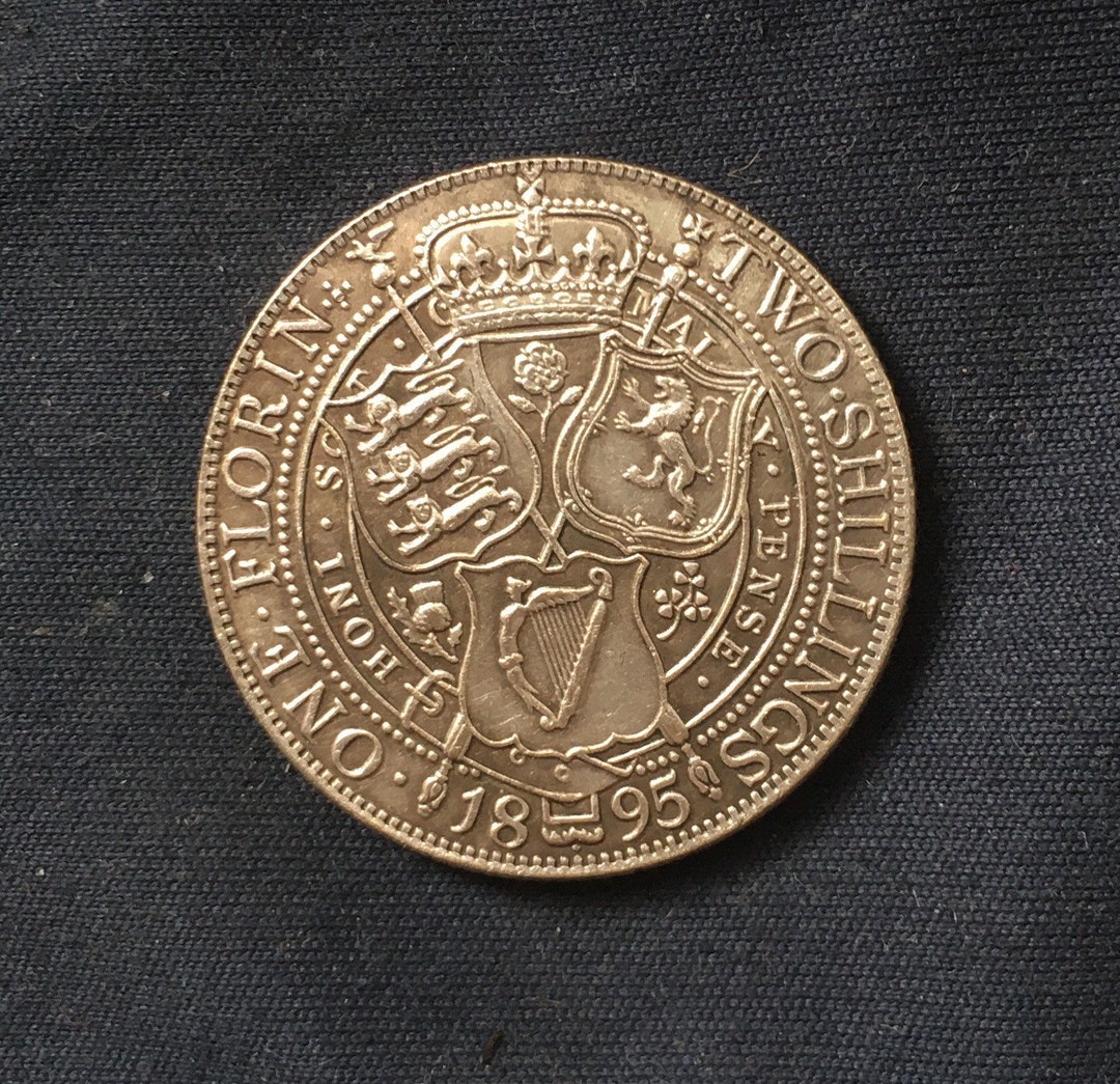 Victoria *1895* One Florin / Two Shillings - Old Head - British Coins ...