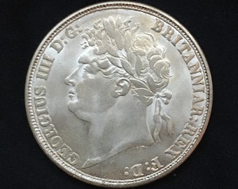 Old British Coins George 1V 1822 Crown - Etsy UK