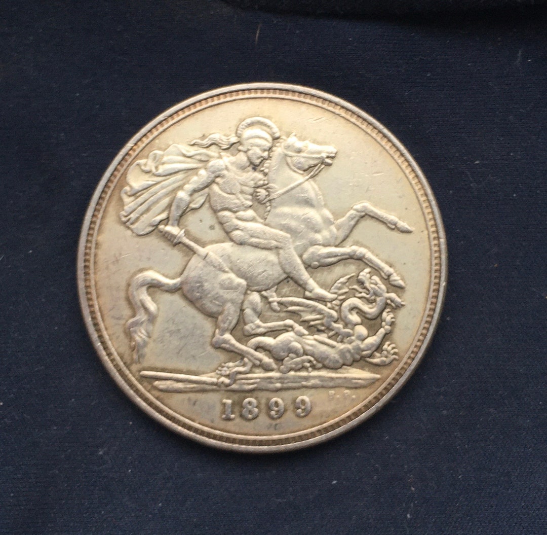 Victoria *1899* Crown - Veiled Head / British Coins / Restrike - Etsy
