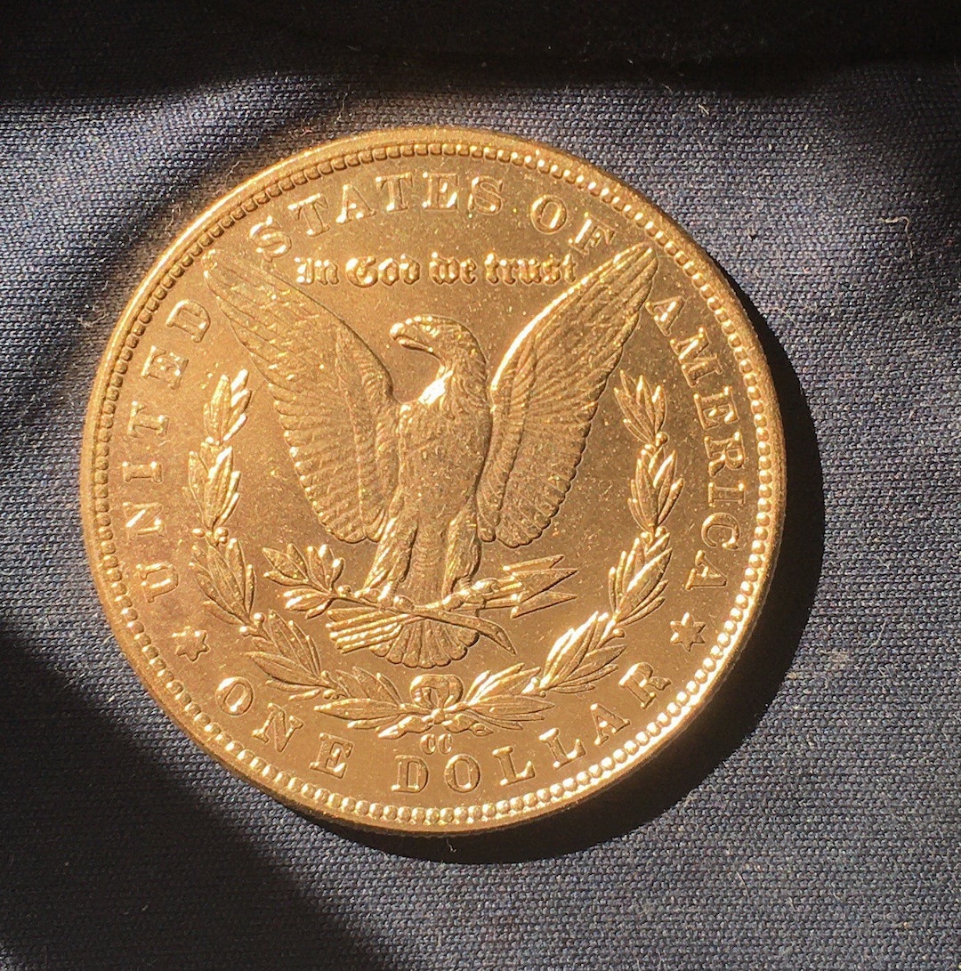 Super Morgan Dollar 1878_1883 One Dollar Gold Effect / United States of ...
