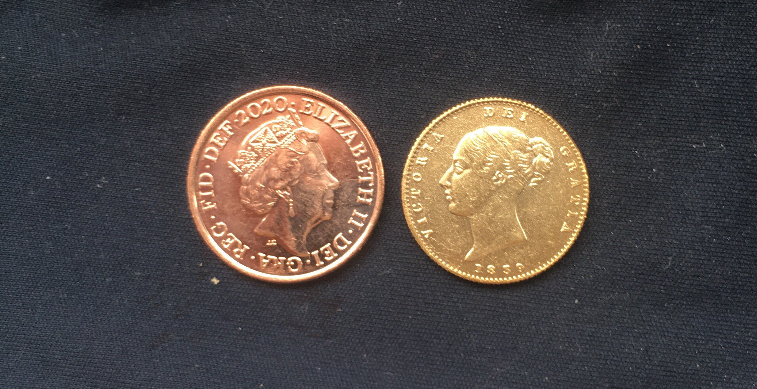 Super Victoria 1839_1884 Half Sovereign Gold Plated - Etsy