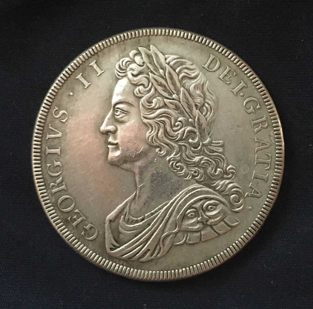 Stunning George 11 1735 Crown British Coins / Restrike - Etsy