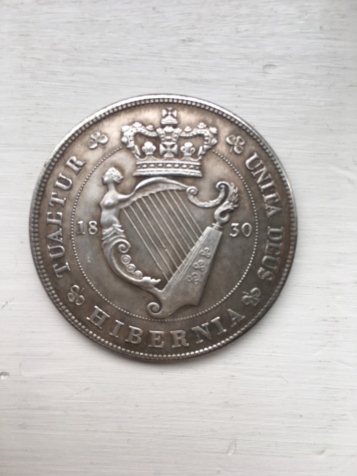 George 1V 1830 Hibernian Crown / Old Irish Coin | Etsy