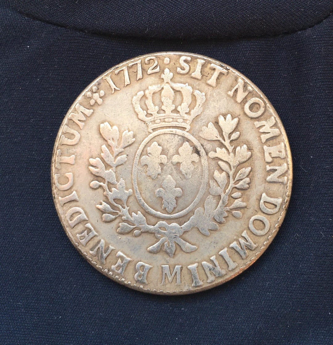 Louis XV *1772* ECU - French Coins - Reproduction - Etsy