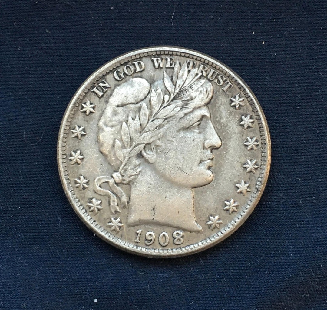 Barber *1908* Half Dollar - Liberty / United States of America Coins ...