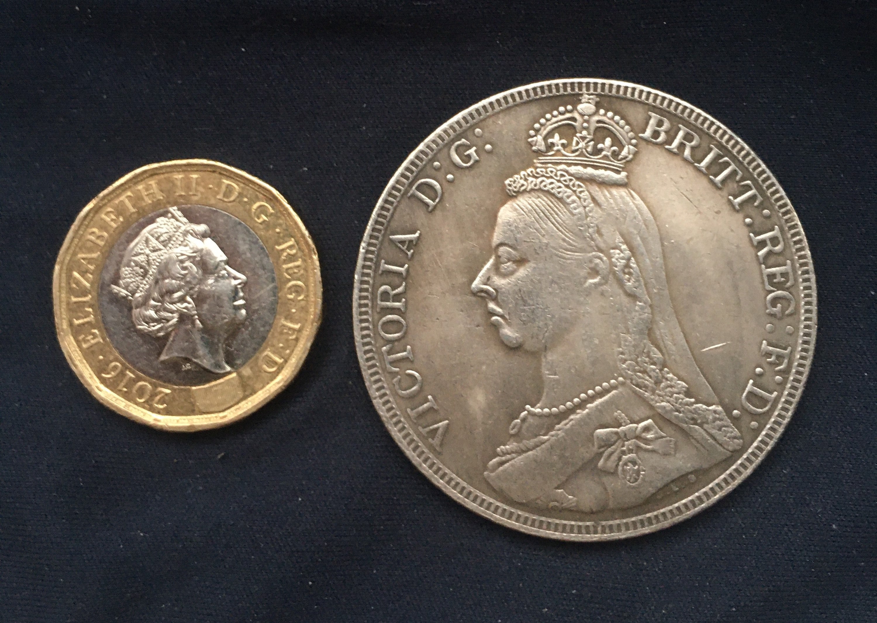 Queen Victoria Jubilee Head 1887 Crown - Etsy