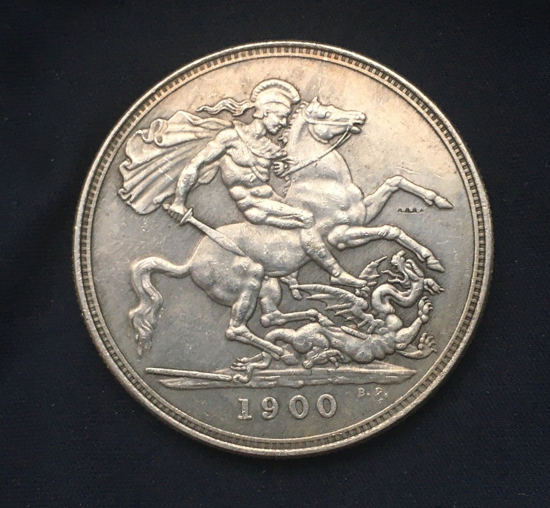 Victoria *1900* Crown - Veiled Head / British Coins / Restrike - Etsy